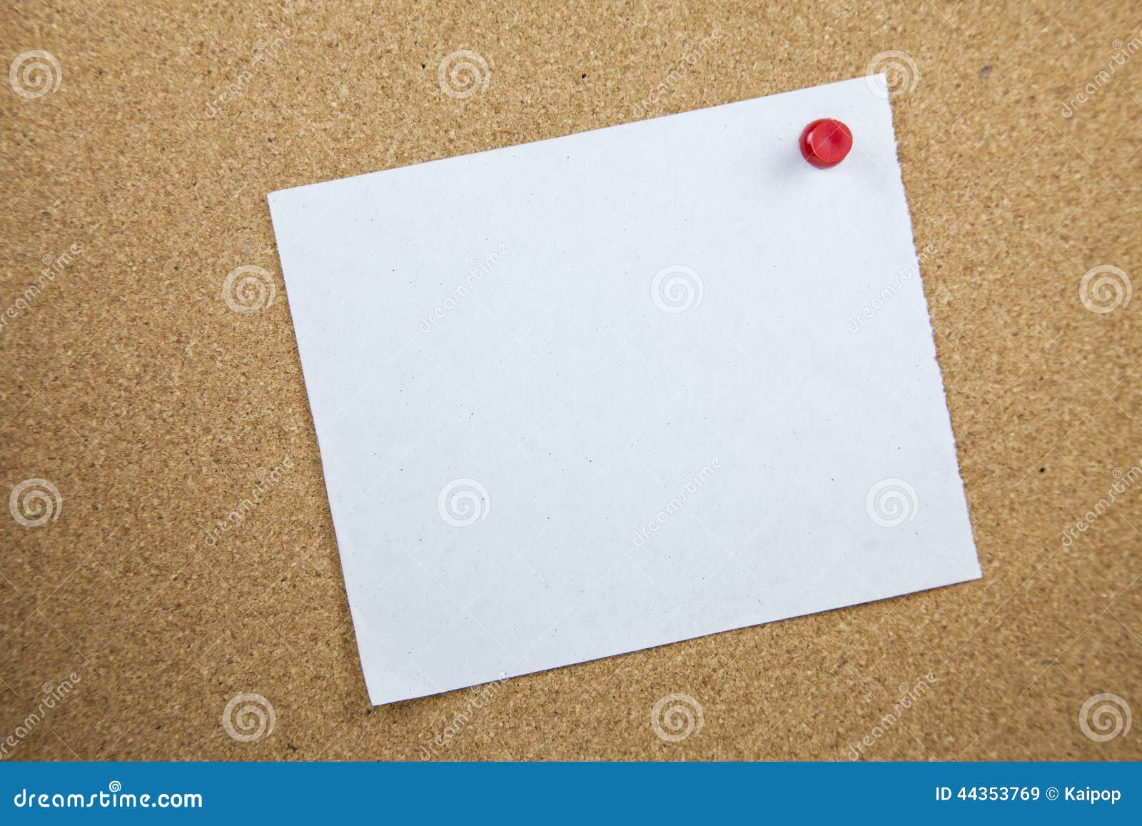 Papiers de note blancs image stock. Image du vide, rappel - 44353769