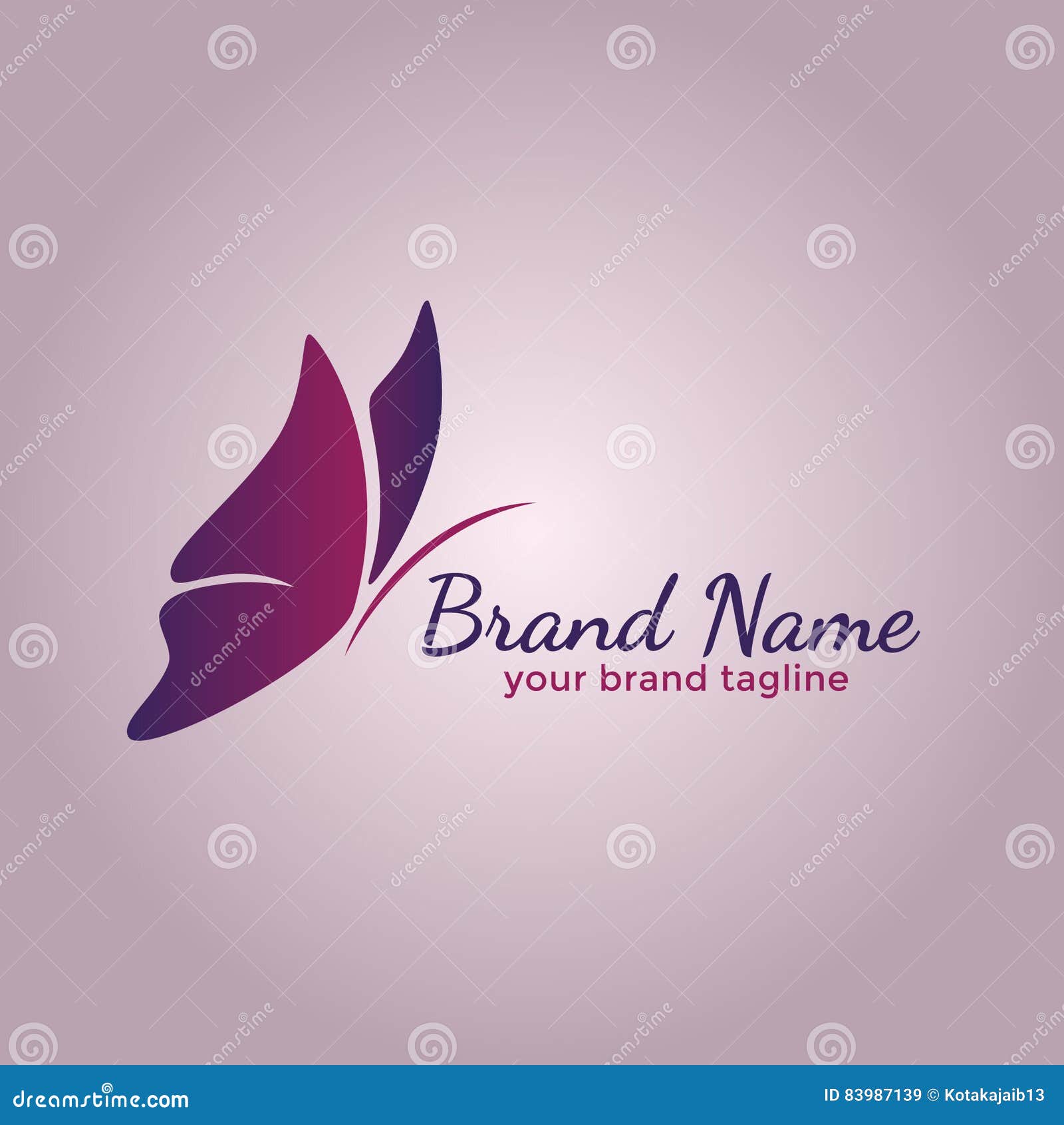 Papillon Logo Design Template Illustration Stock - Illustration du logo ...