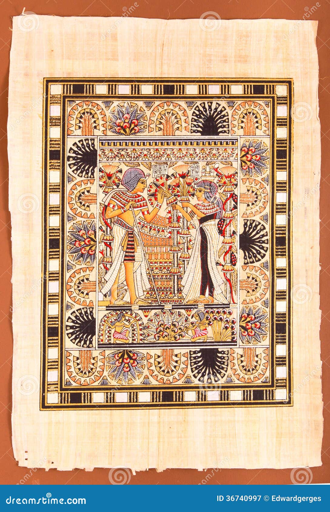 Papiro egipcio antiguo imagen de archivo. Imagen de egipto - 36740997