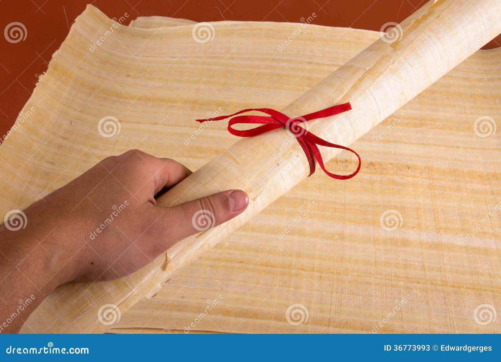 Papiro egipcio en blanco imagen de archivo. Imagen de enrollado - 36773993