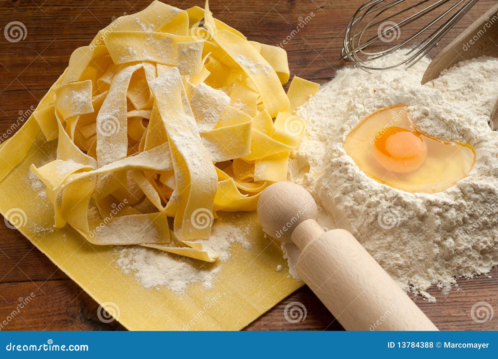 Pappardelle pasta homemade stock photo. Image of gourmet - 13784388