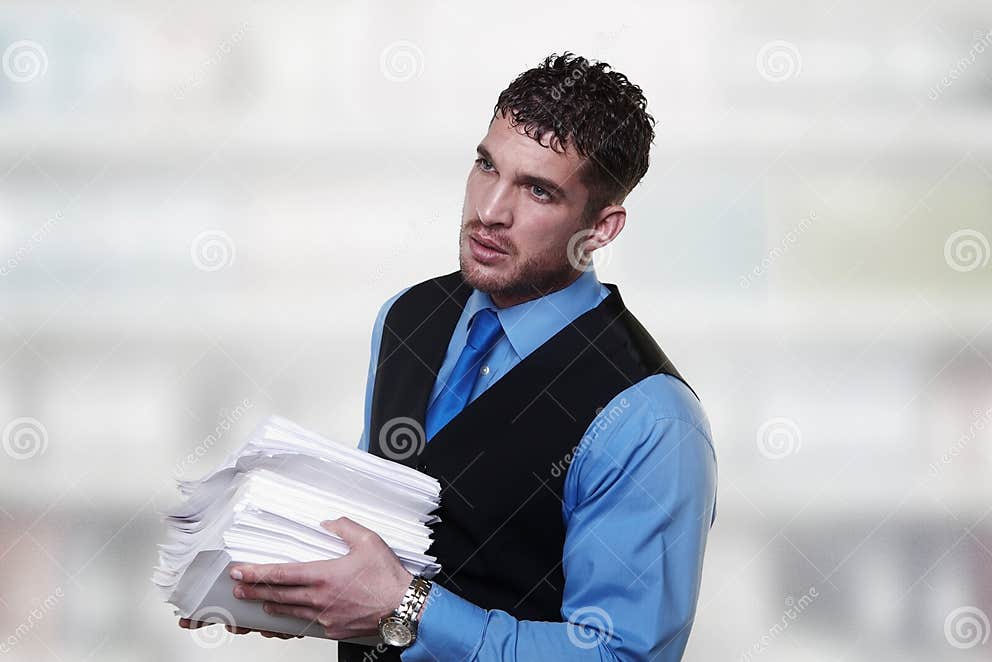 Papper work stock photo. Image of paperwork, office, executive - 25281110