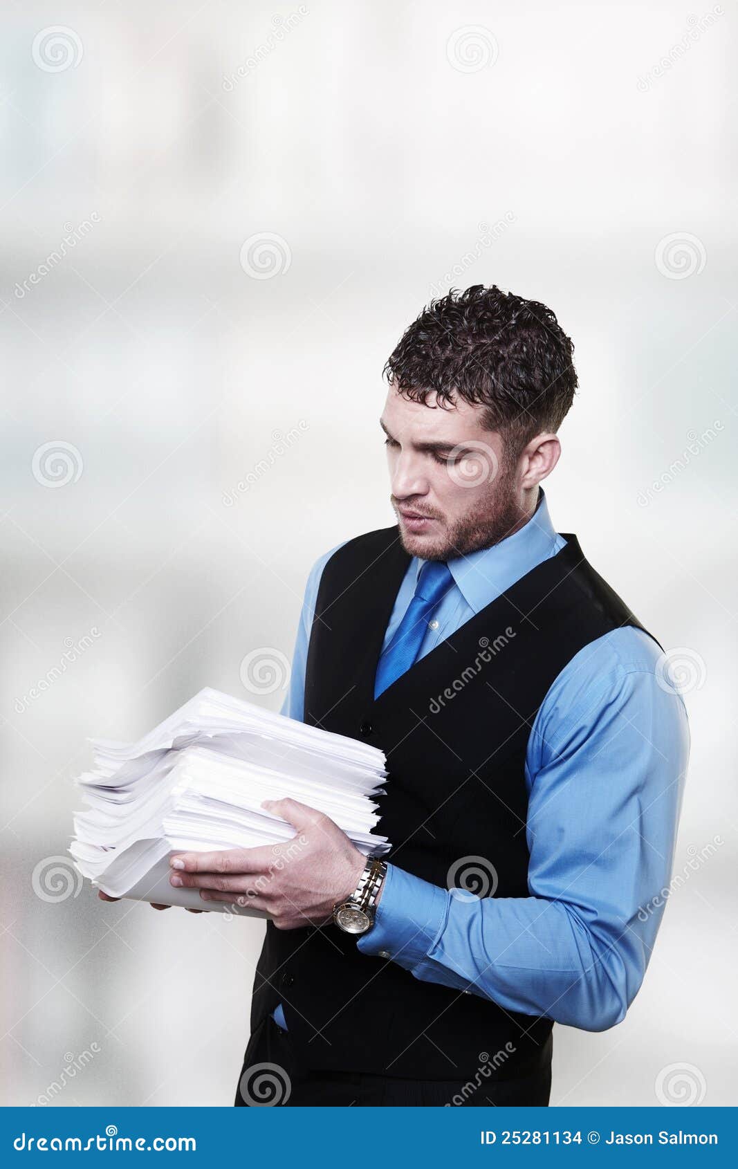 Papper work stock photo. Image of executive, businessman - 25281134