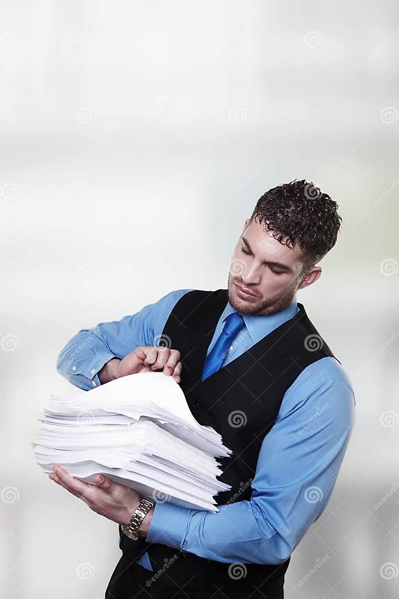 Papper work stock photo. Image of professional, files - 25281174