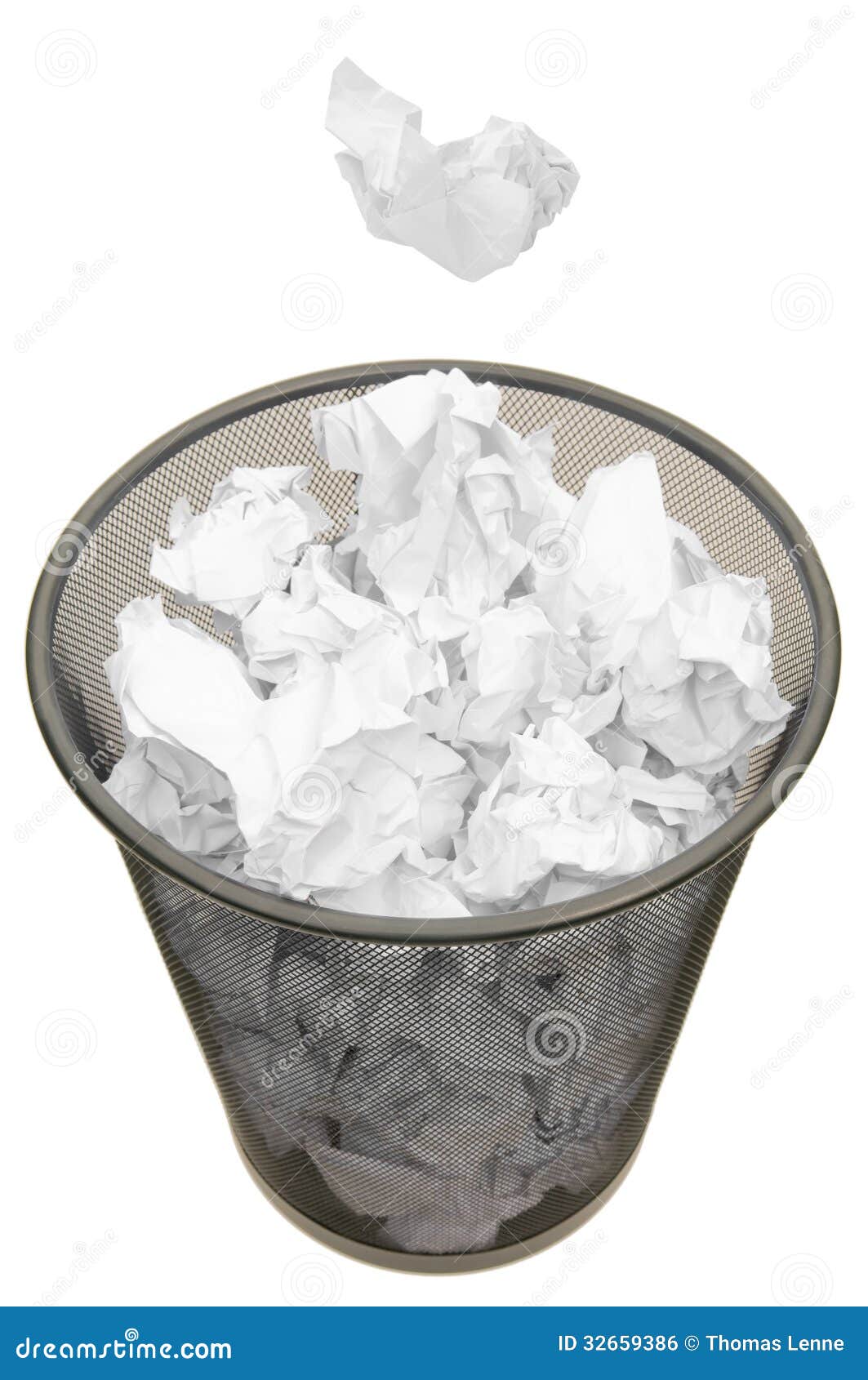 Pappersavfall arkivfoto. Bild av bakgrund, reflexion - 32659386