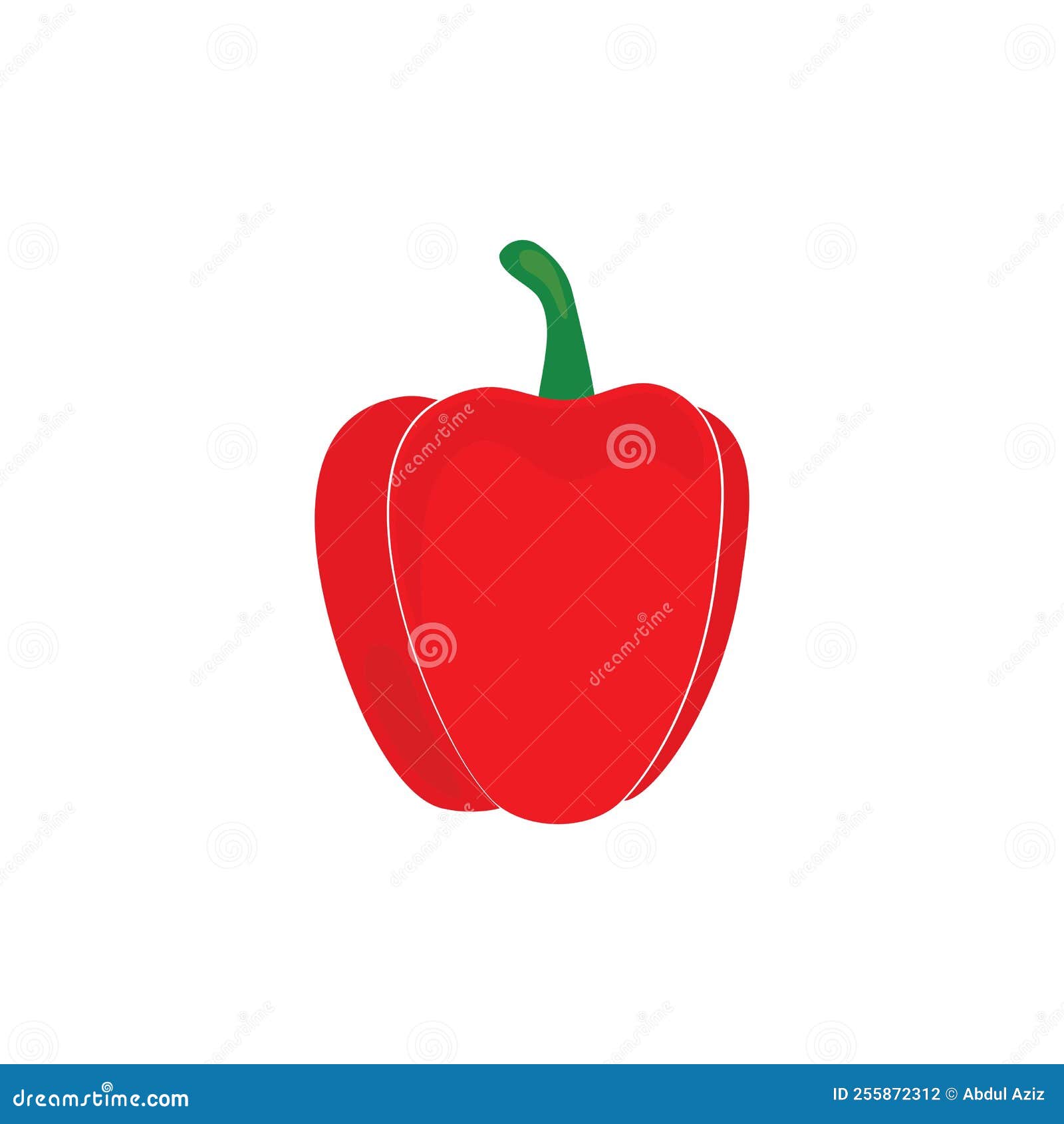 Paprika icon logo vector stock vector. Illustration of slice - 255872312