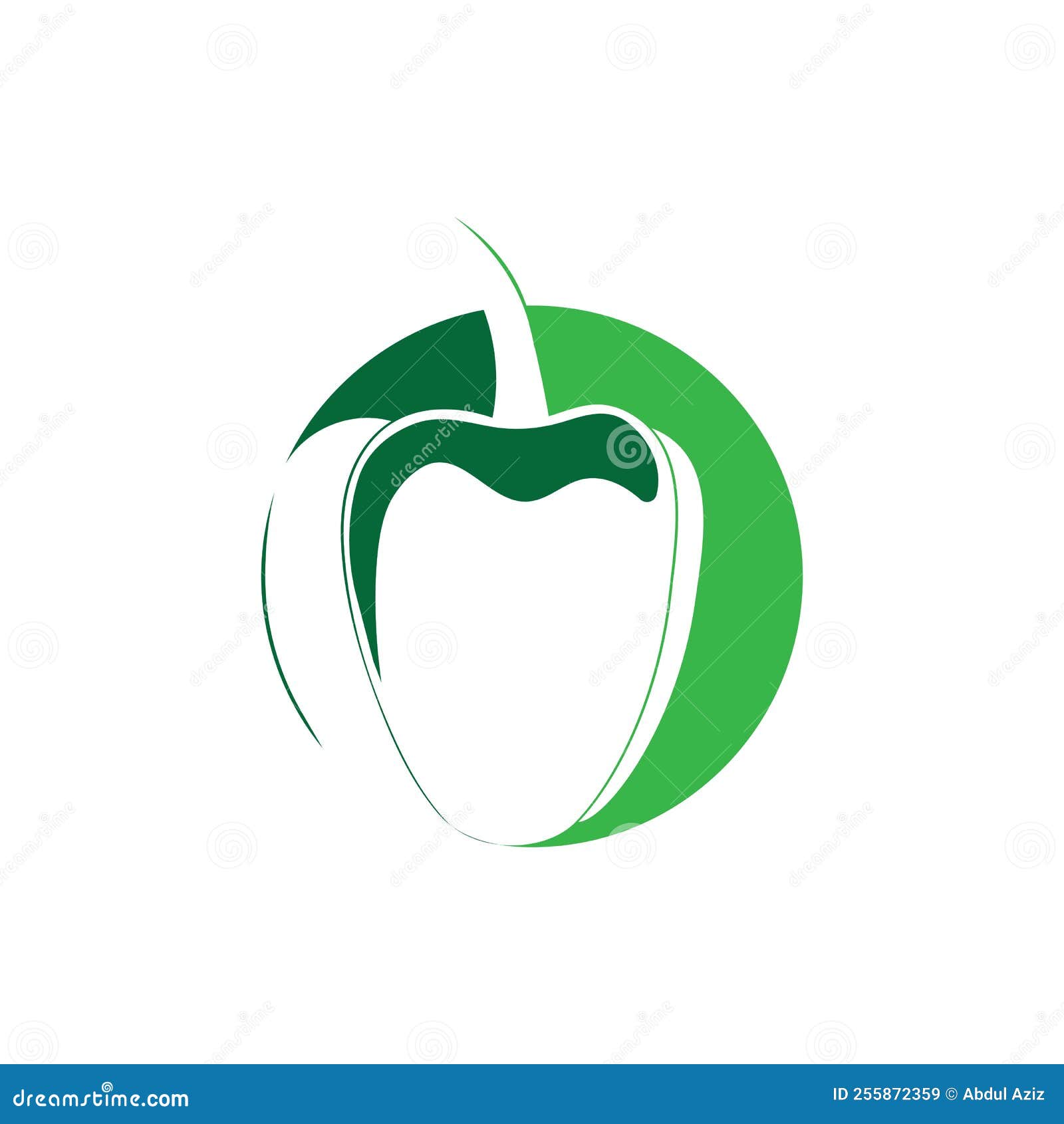 Paprika icon logo vector stock vector. Illustration of natural - 255872359