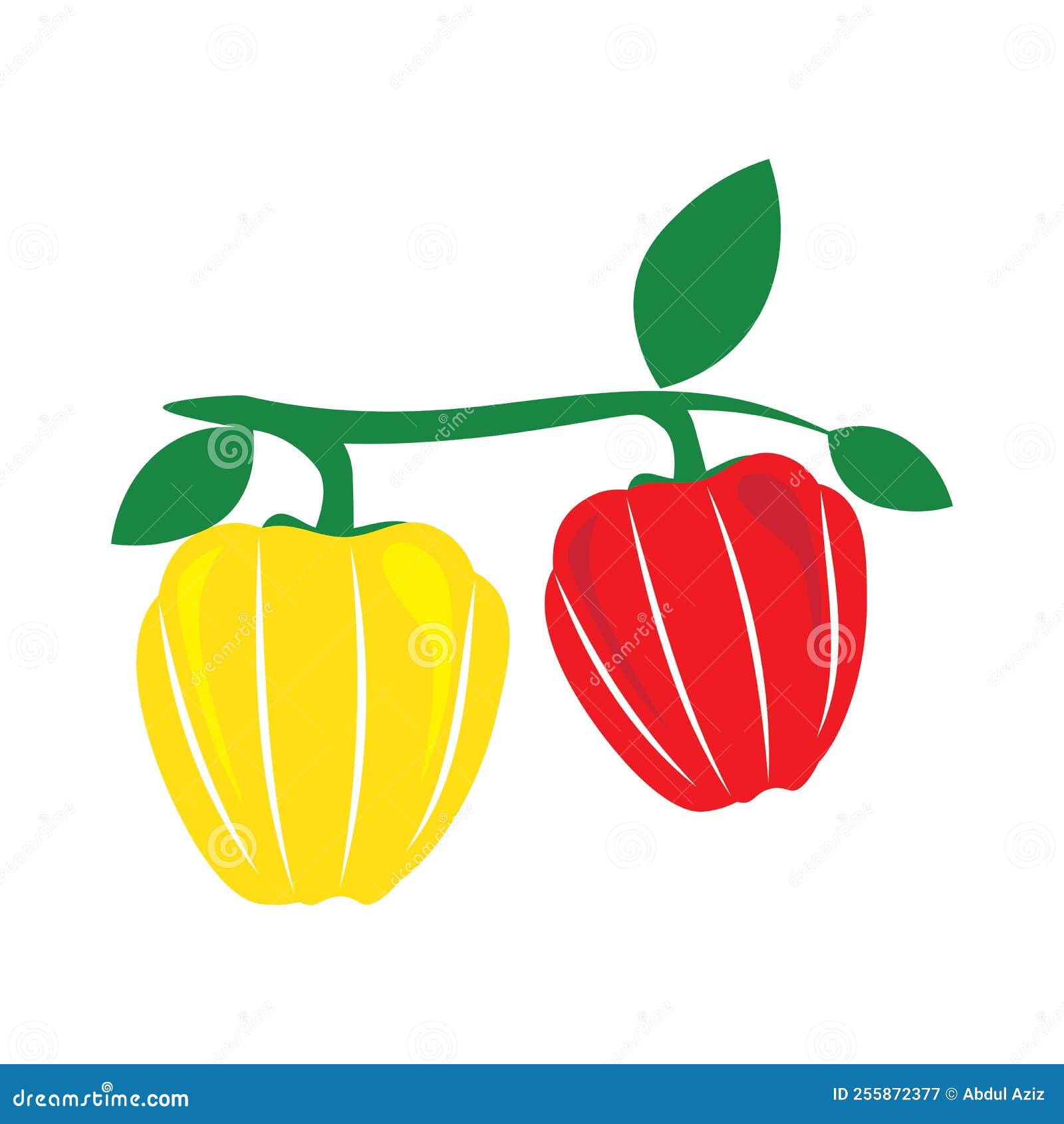 Paprika icon logo vector stock vector. Illustration of vector - 255872377