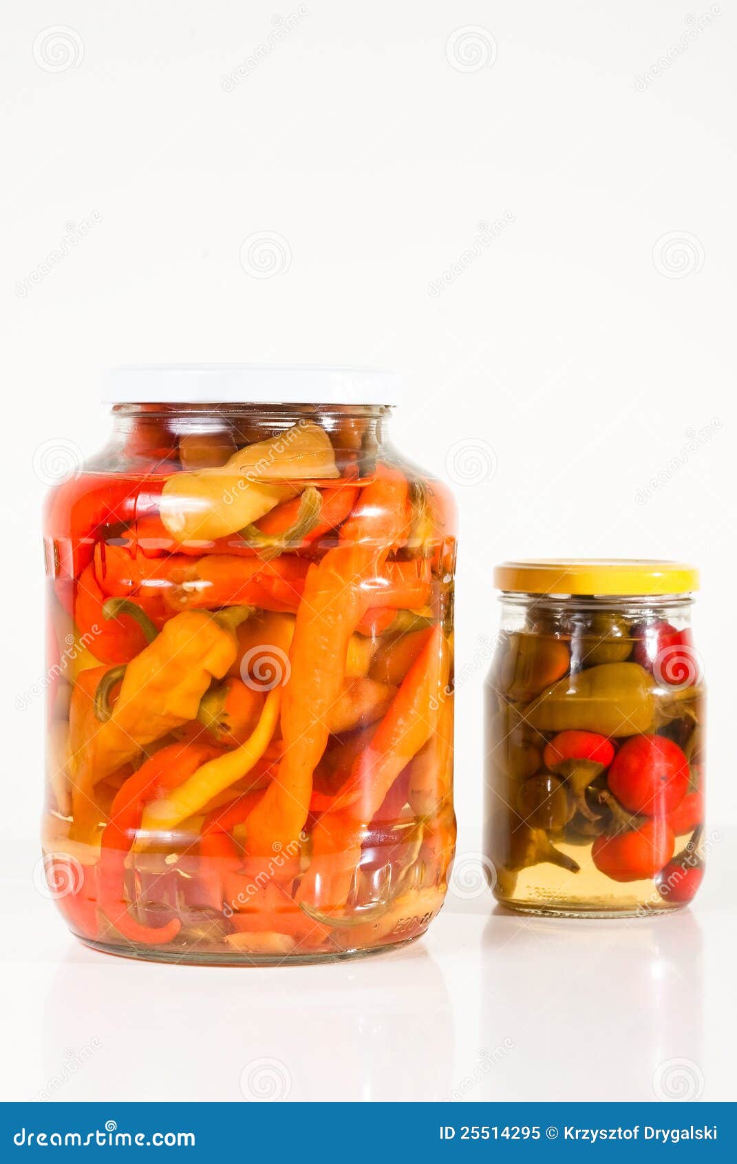 Paprika in jars stock image. Image of pepper, homemade - 25514295