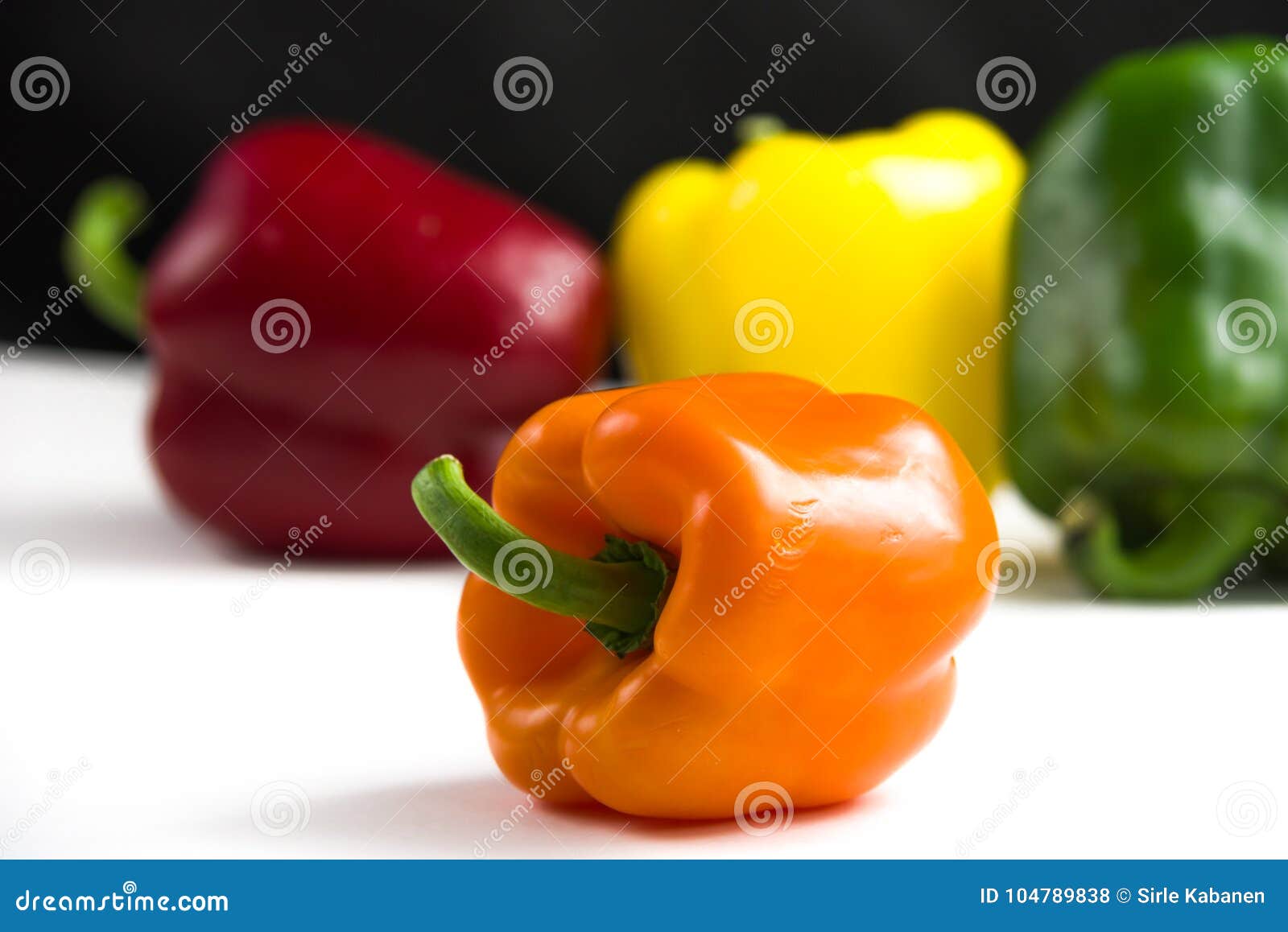Paprika Natural Del Eco En Blanco Foto de archivo - Imagen de salud ...