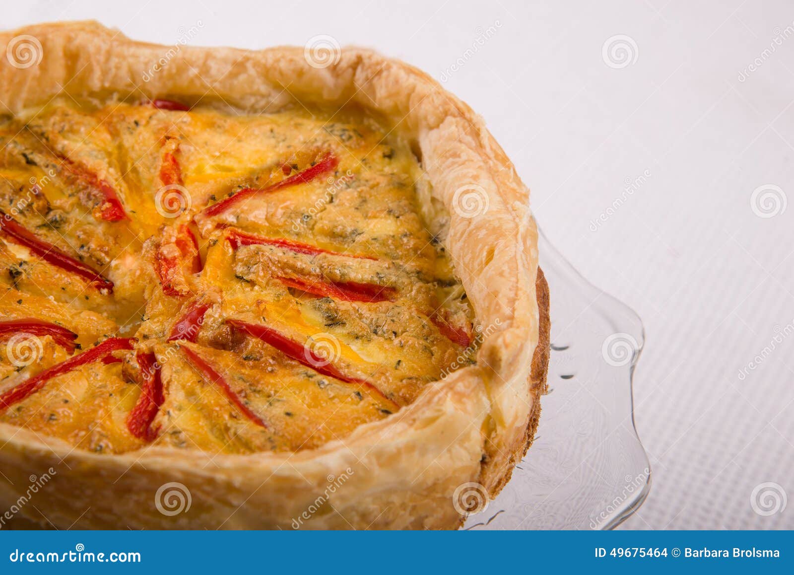 Paprika quiche stock photo. Image of healthy, tart, napkin - 49675464