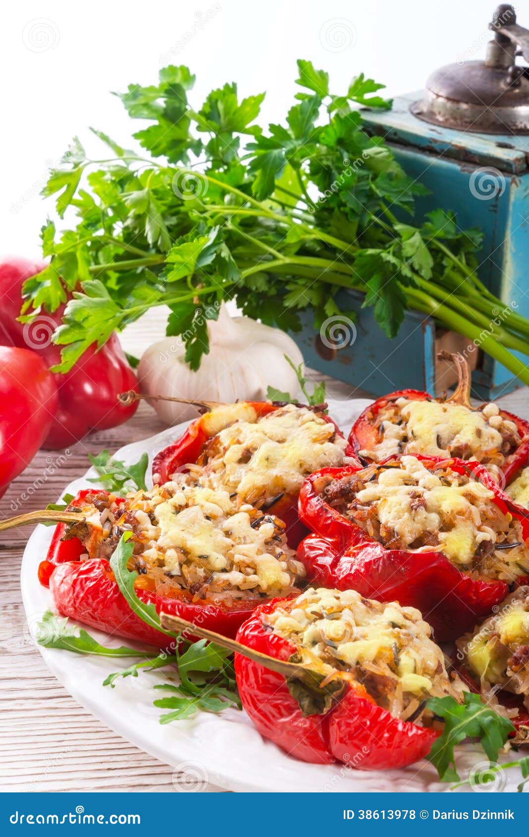 Paprika with rice fullly stock photo. Image of albanian - 38613978