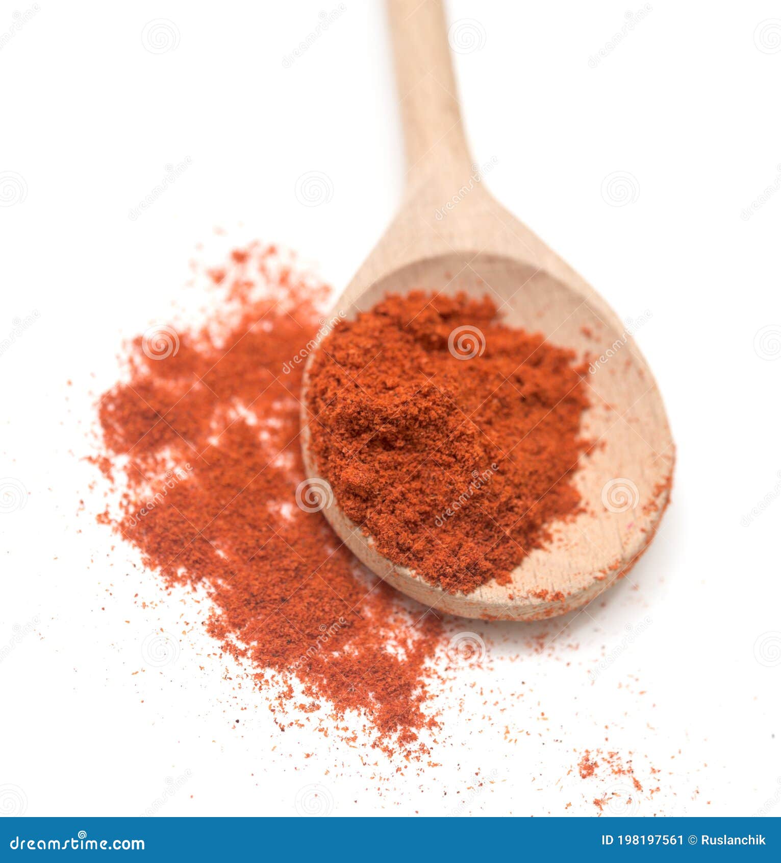 Paprika on white stock image. Image of close, ingredient - 198197561