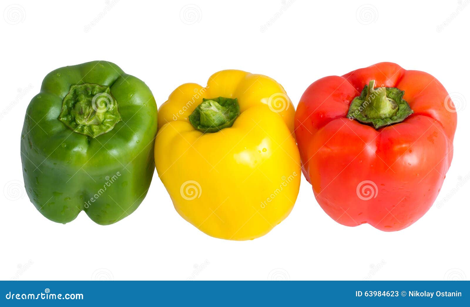 Paprika on white stock image. Image of ingredient, vegetarian - 63984623