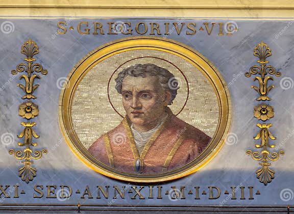 Papst Gregor VII. redaktionelles foto. Bild von heilig - 99451476