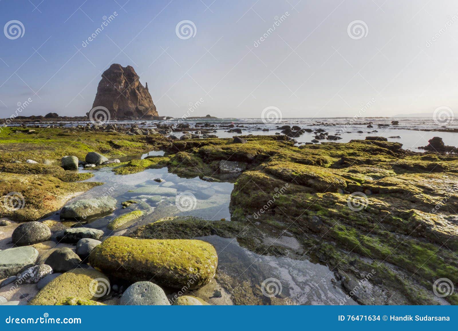 Papuma Beach stock photo. Image of leisure, sunny, papuma - 76471634