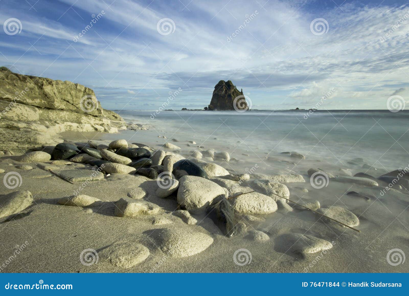 Papuma Beach stock photo. Image of tourism, jember, indonesia - 76471844
