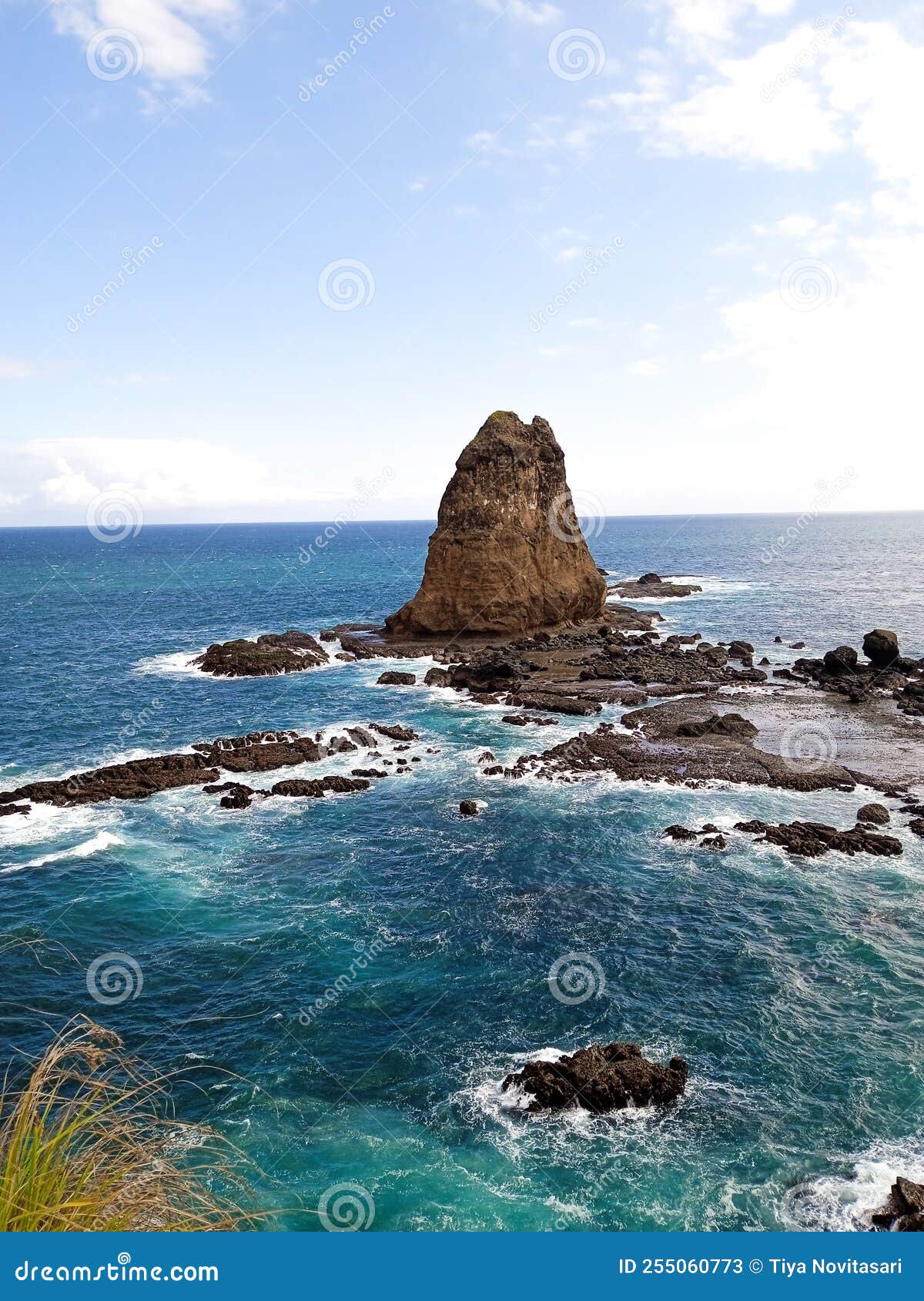 Papuma, Beautiful Beach on East Java, Indonesia Stock Image - Image of ...