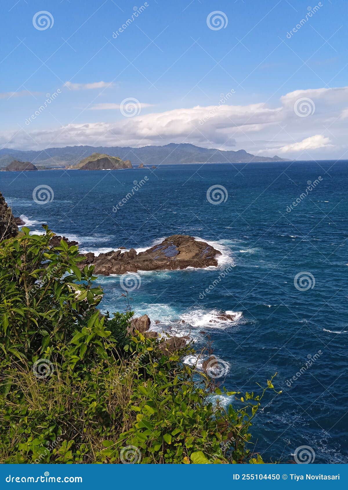 Papuma, Beautiful Beach on East Java, Indonesia Stock Photo - Image of ...