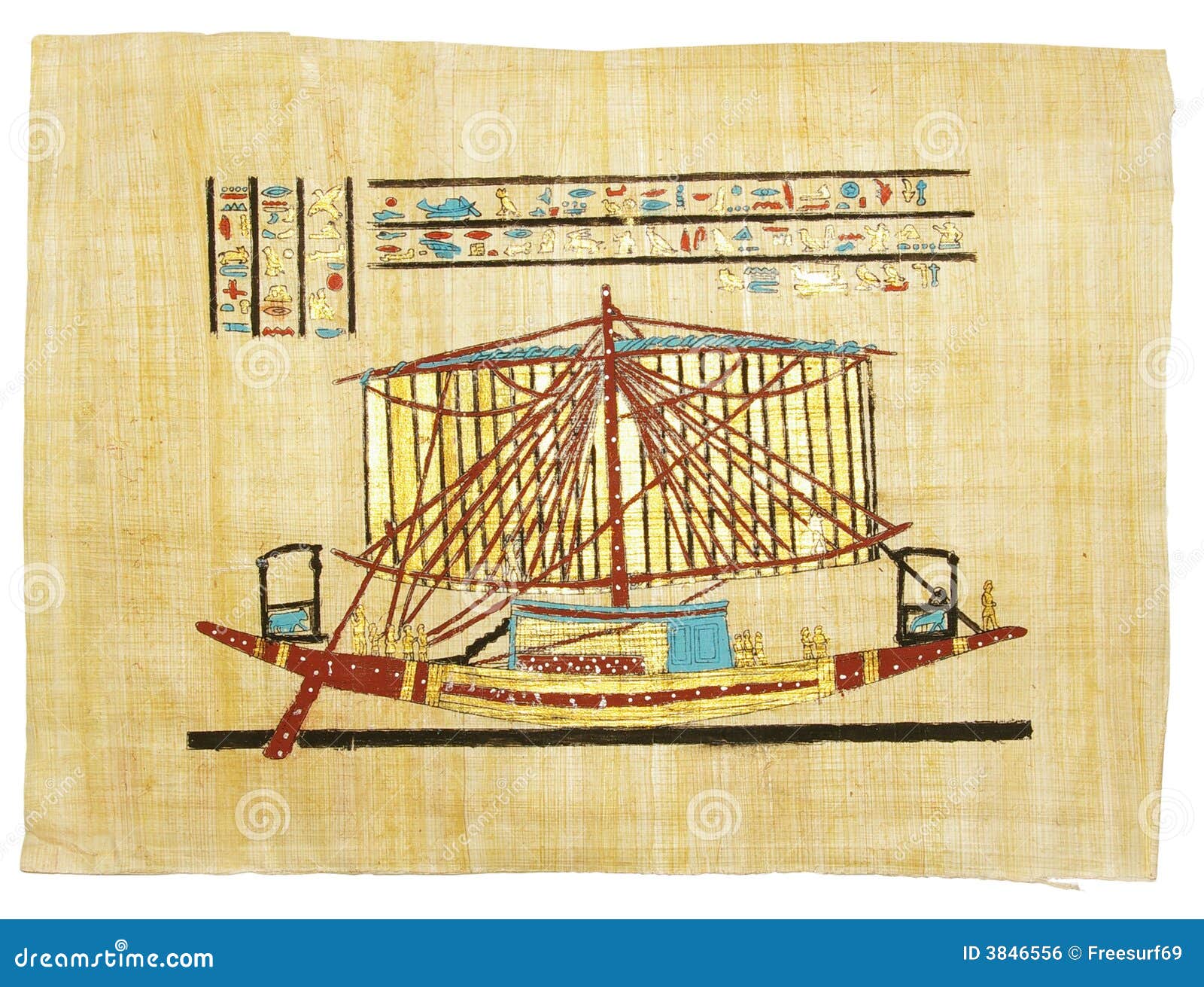 Papyrus 3 stock illustration. Illustration of detailed - 3846556