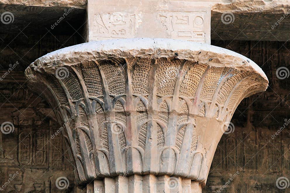 Papyrus column stock image. Image of worship, bank, river - 12314613