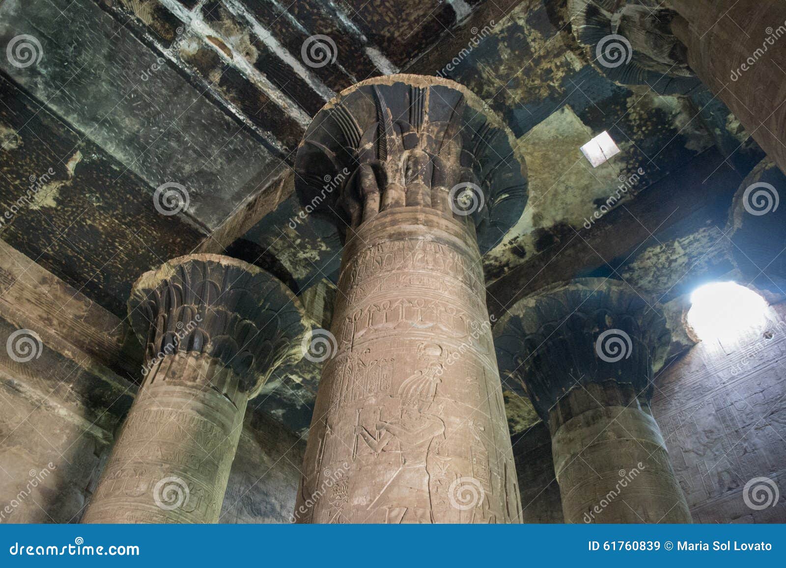 Papyrus column stock image. Image of architecture, papyrus - 61760839