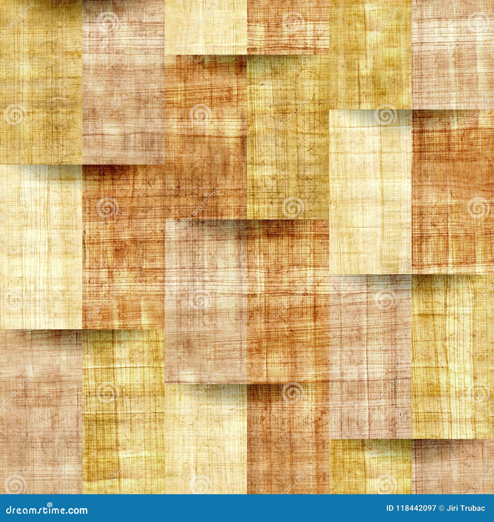 Papyrus Natural Pattern - Seamless Background Stock Illustration ...