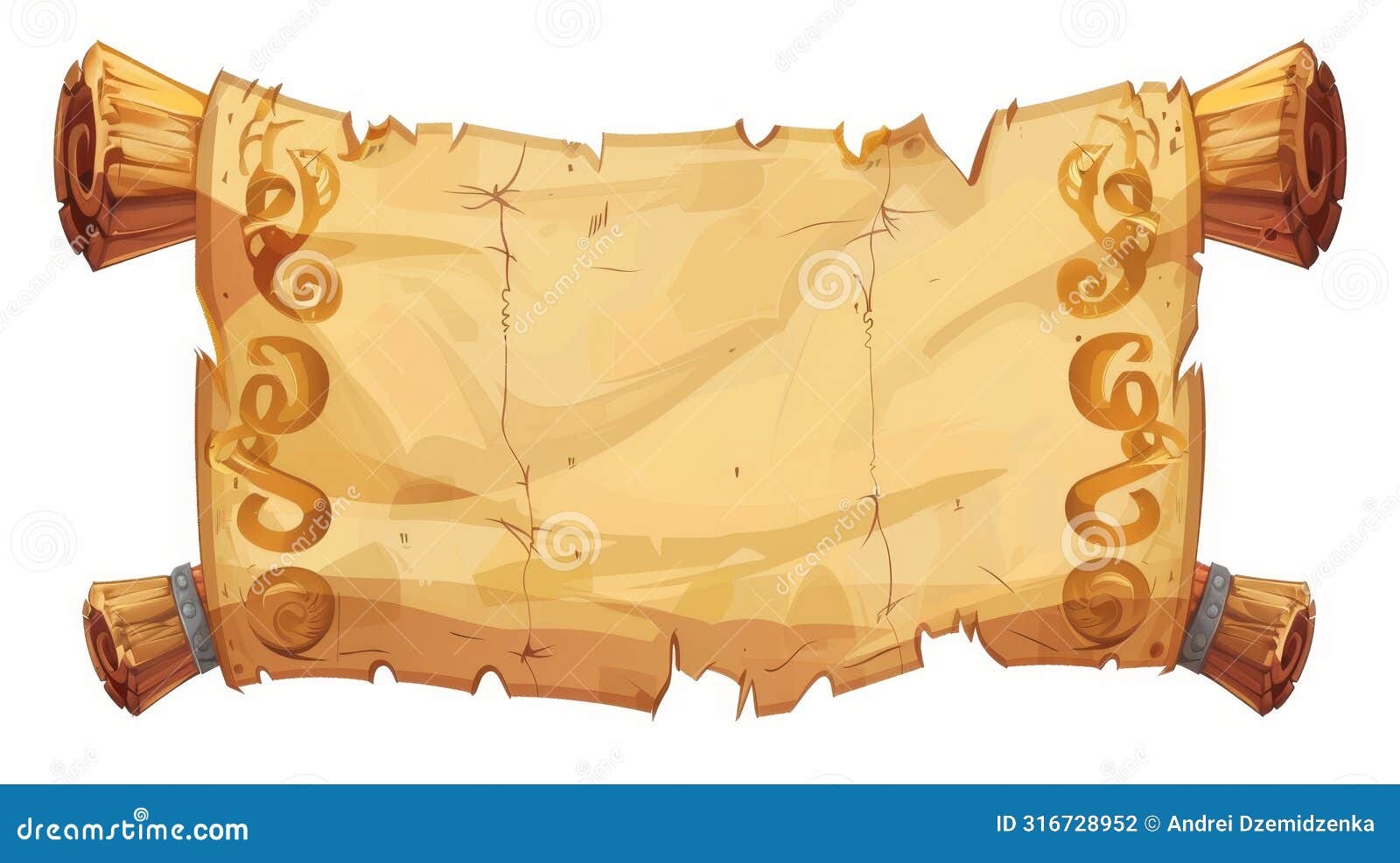 Scroll.Texture Stock Photography | CartoonDealer.com #17521118