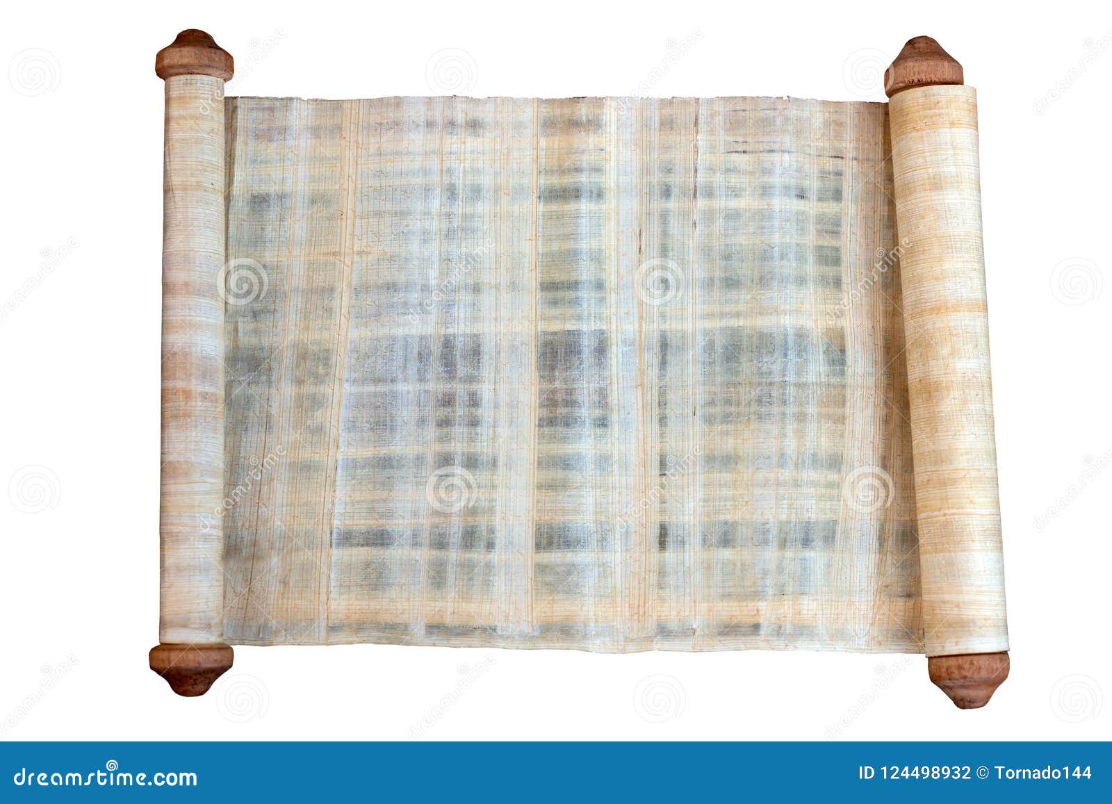 Papyrus Scroll of a Light Brown, White and Grey Colors Stock Photo ...
