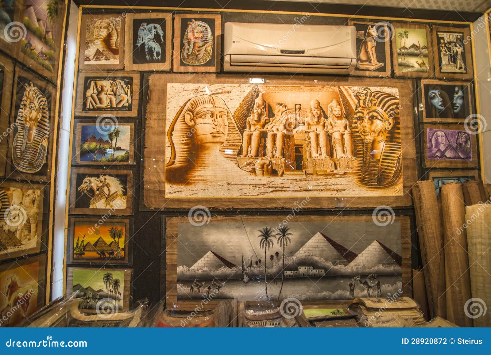 In a papyrus shop editorial photography. Image of ancient - 28920872