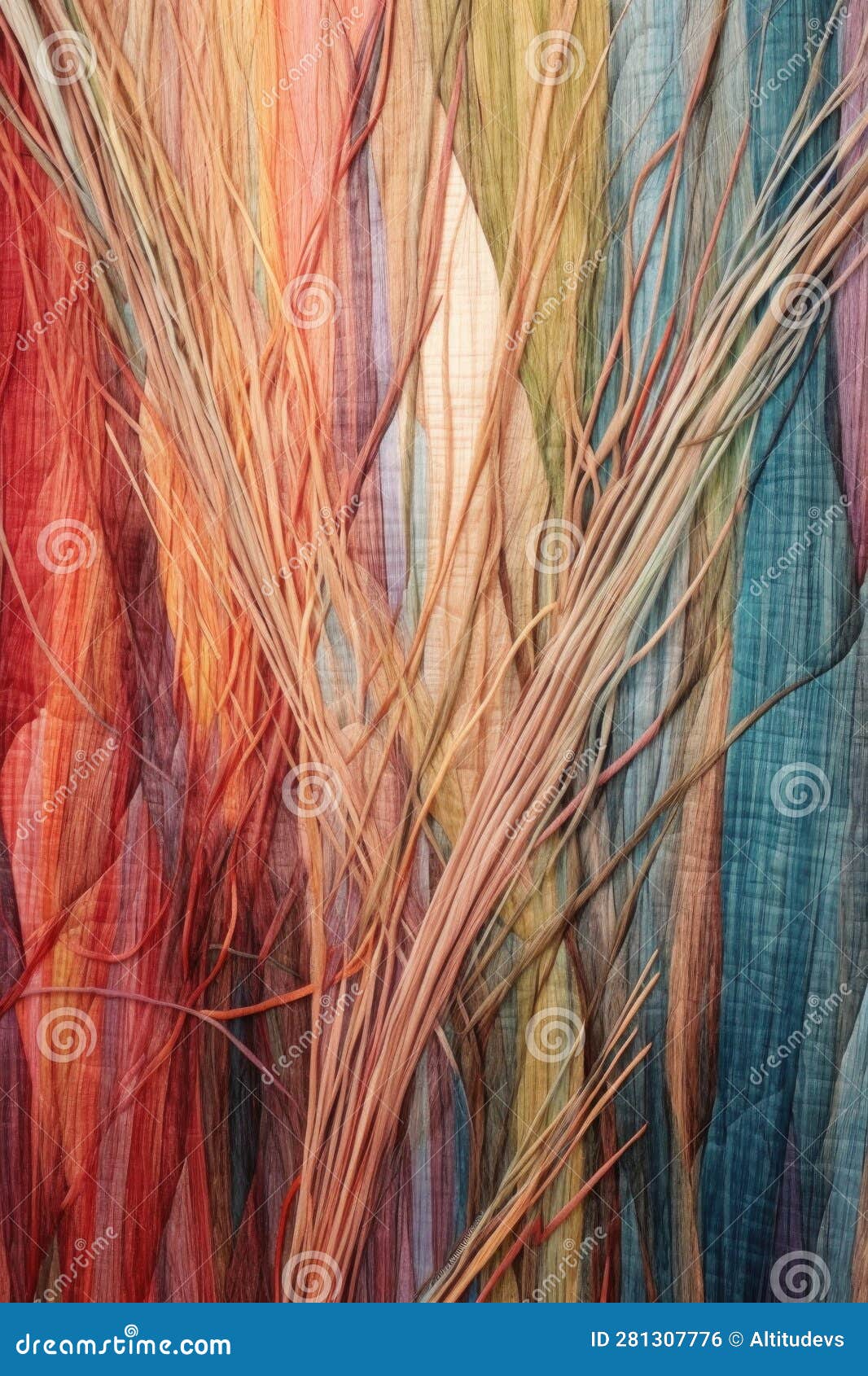 Papyrus Texture with Visible Fibers and Lines Stock Illustration ...