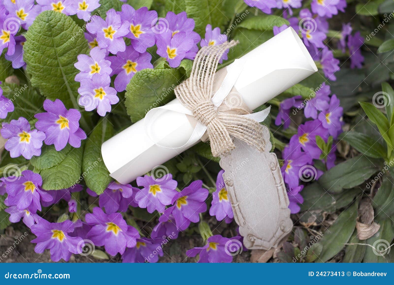 Papyrus wedding invitation stock image. Image of design - 24273413