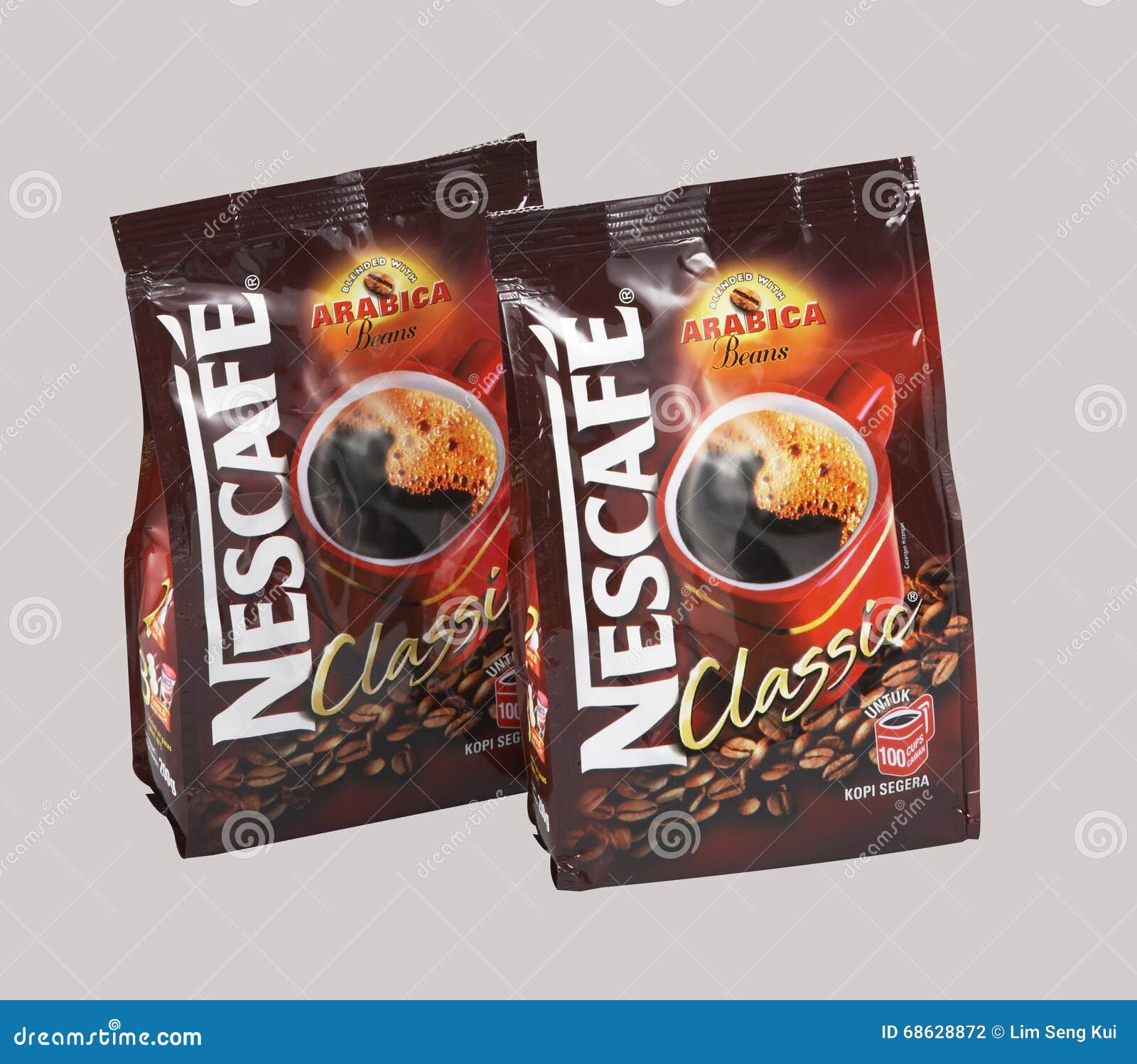 Paquet De Recharge De Nescafe Photographie éditorial - Image du boisson ...