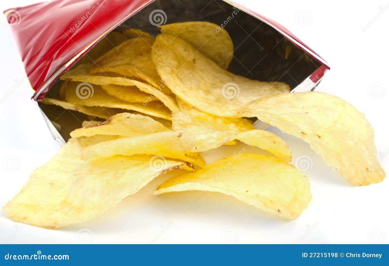 Paquet des chips photo stock. Image du prêt, déjeuner - 27215198