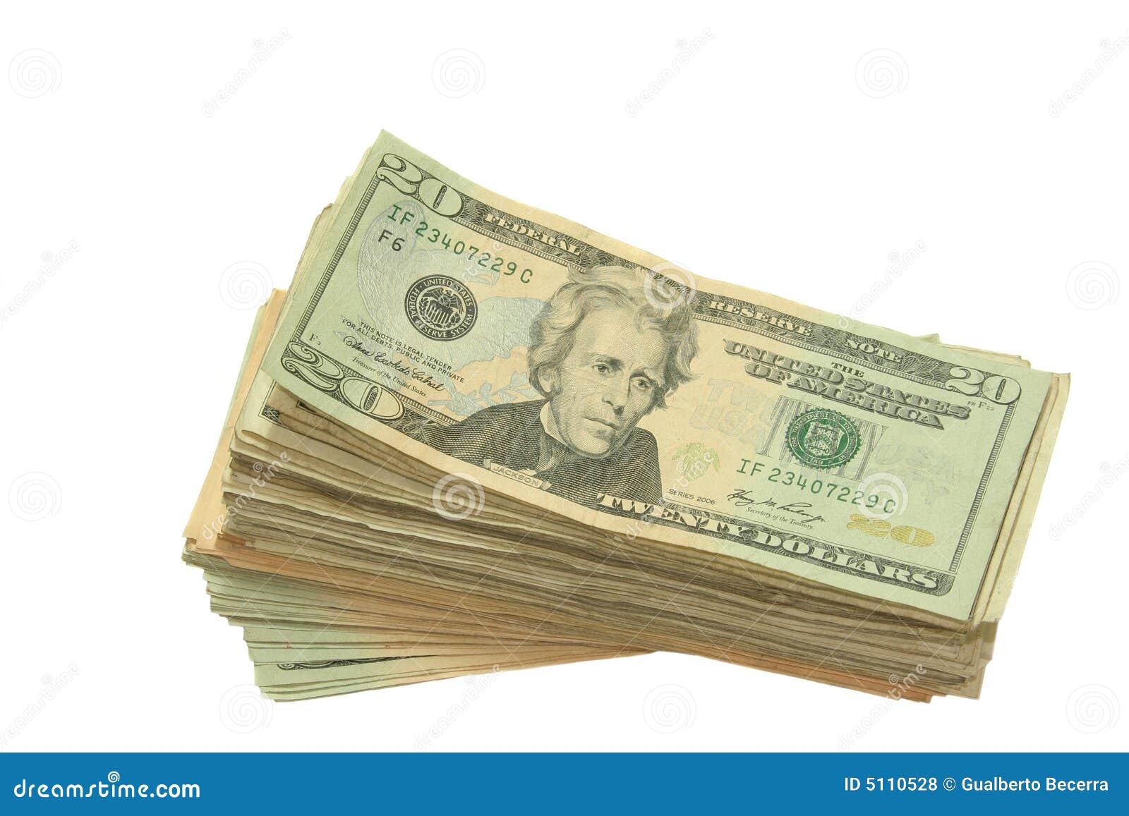 Paquete de dinero foto de archivo. Imagen de billetes - 5110528