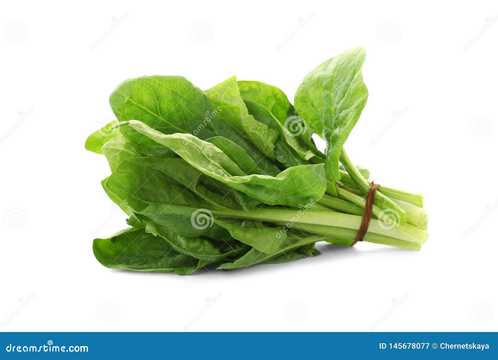 Paquete De Espinaca Fresca Aislado Imagen de archivo - Imagen de color ...