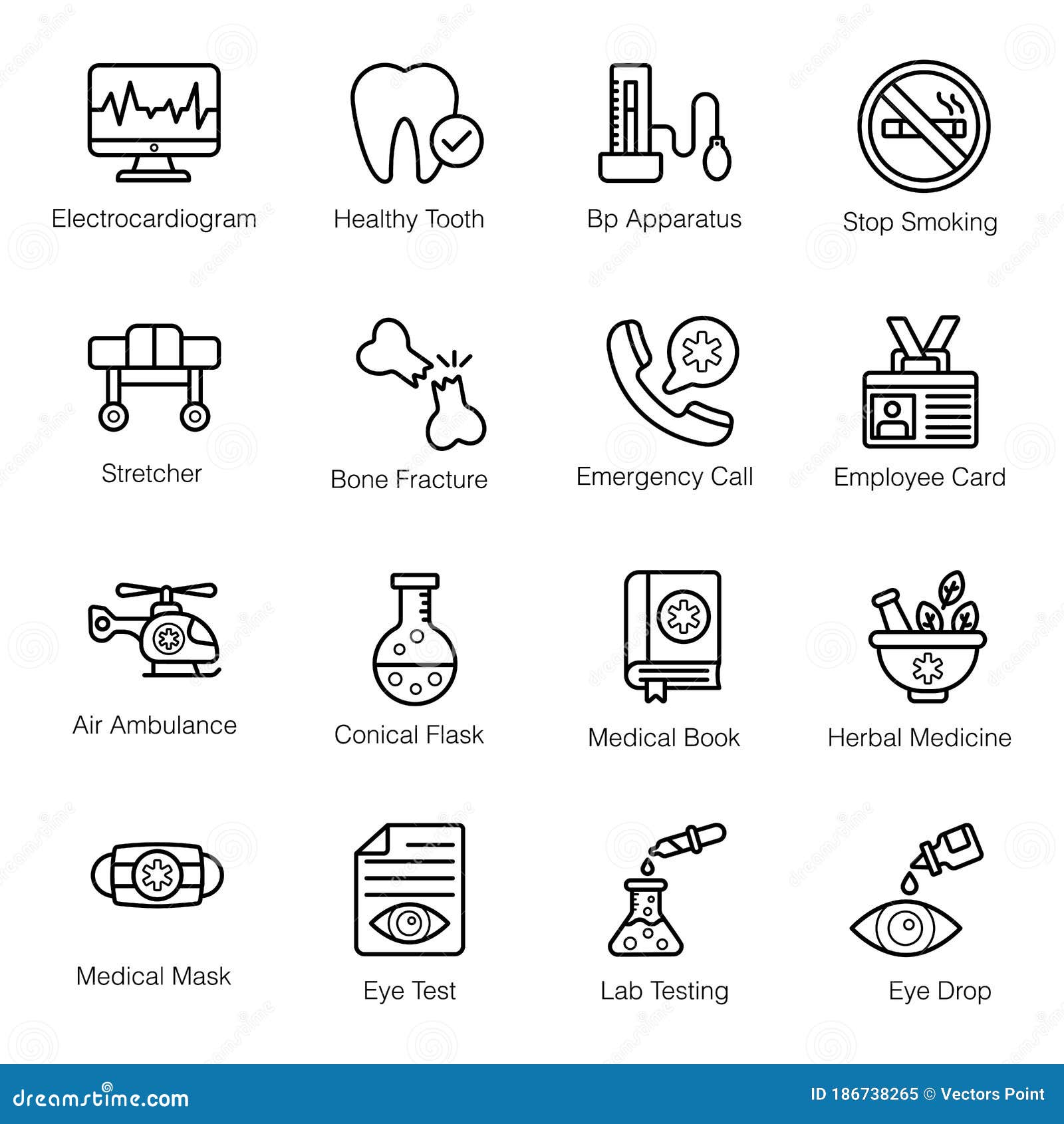 Paquete De Iconos De Línea De Instrumentos Médicos Ilustración del ... Paquete De Iconos De Línea De Instrumentos Médicos Ilustración del ...