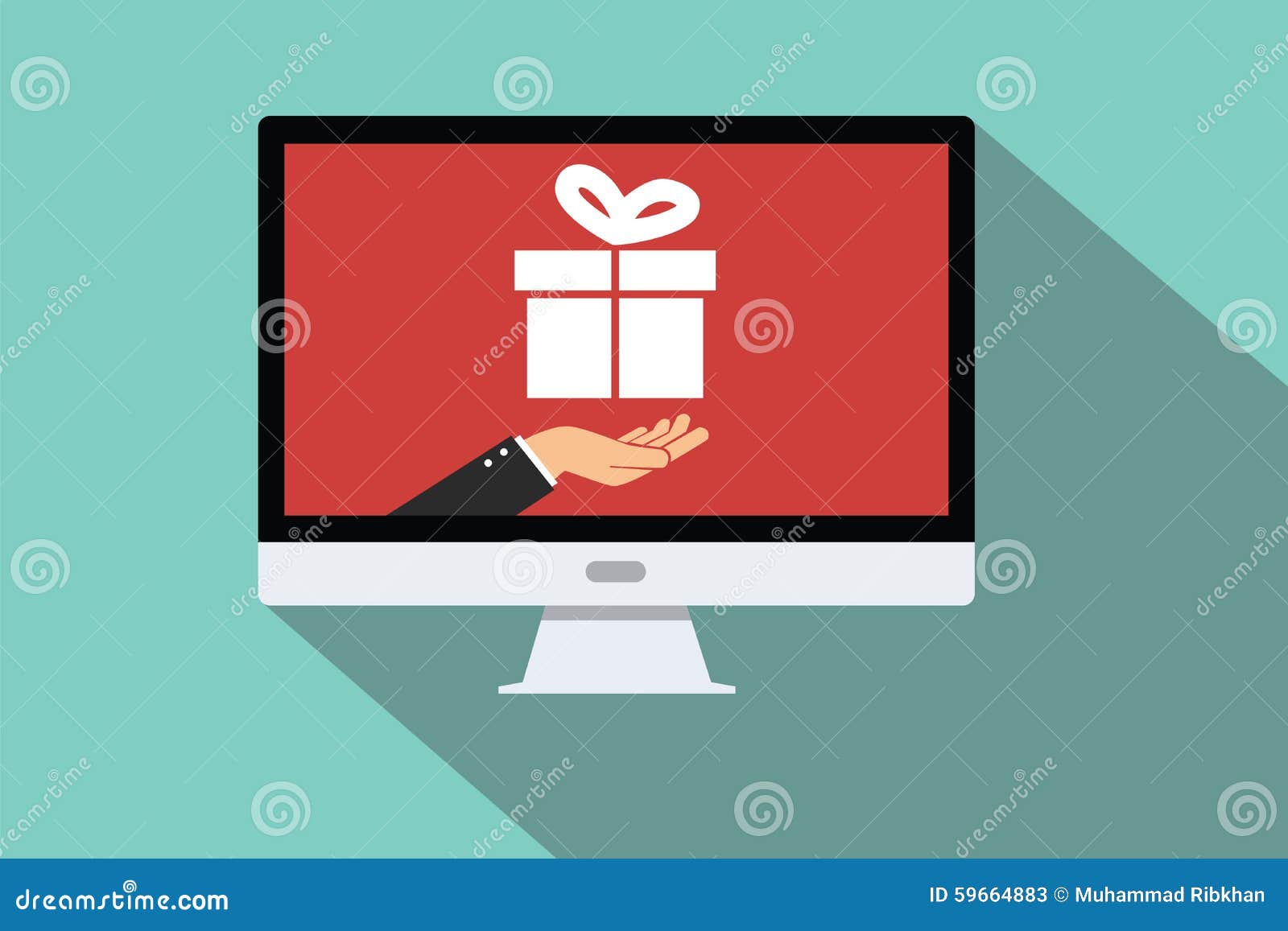 Paquete entregado ilustración del vector. Ilustración de servicio ...