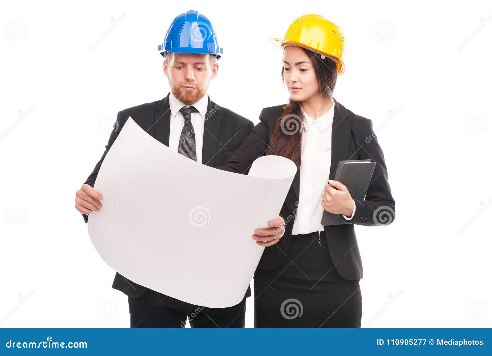 Par av teknikerer fotografering för bildbyråer. Bild av tekniker ...