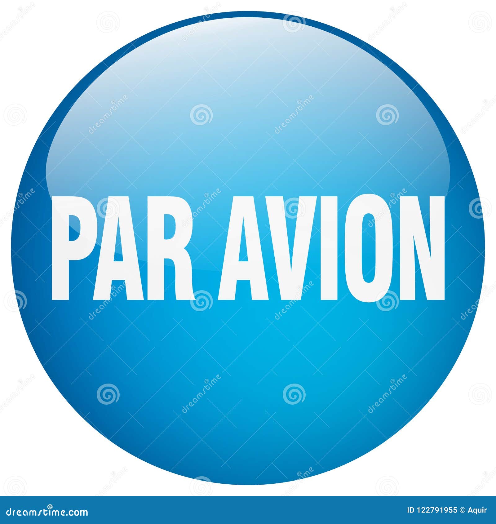 Par Avion Button Cartoon Vector | CartoonDealer.com #196834505
