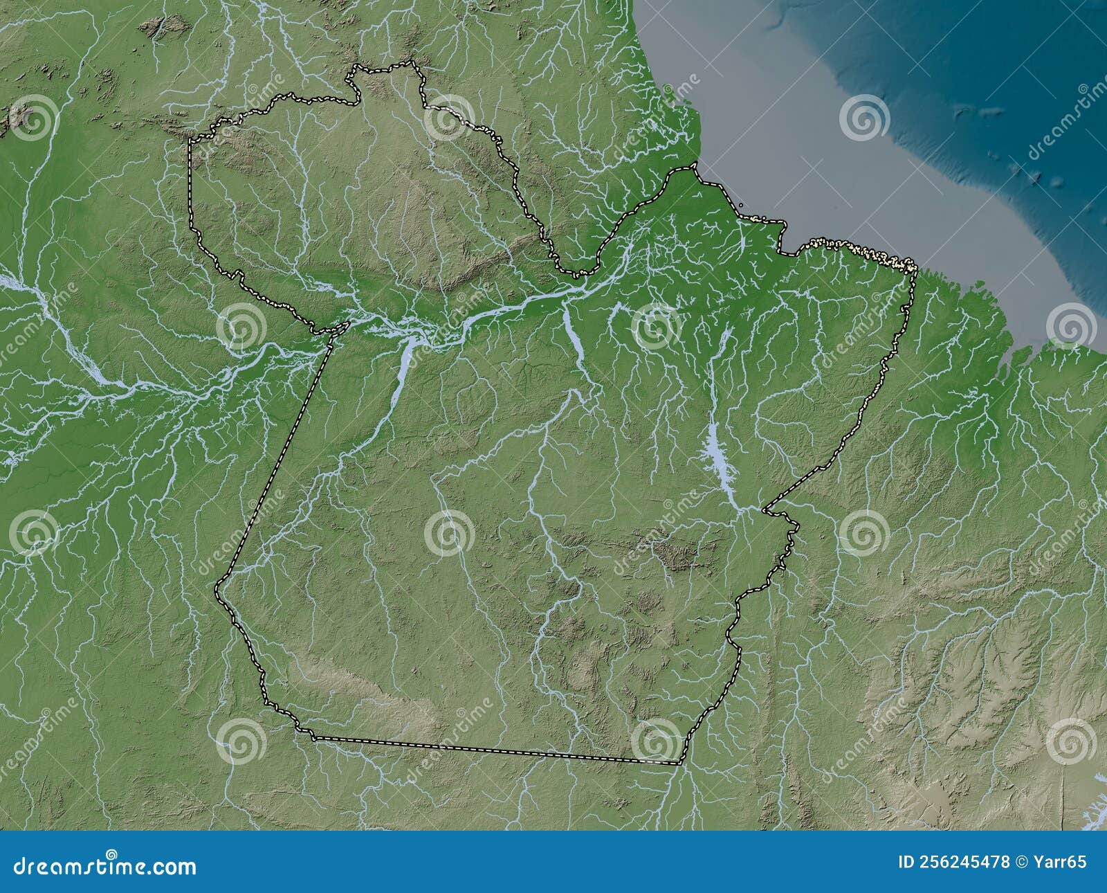 Para, Brazil. Wiki. No Legend Stock Illustration - Illustration of ...