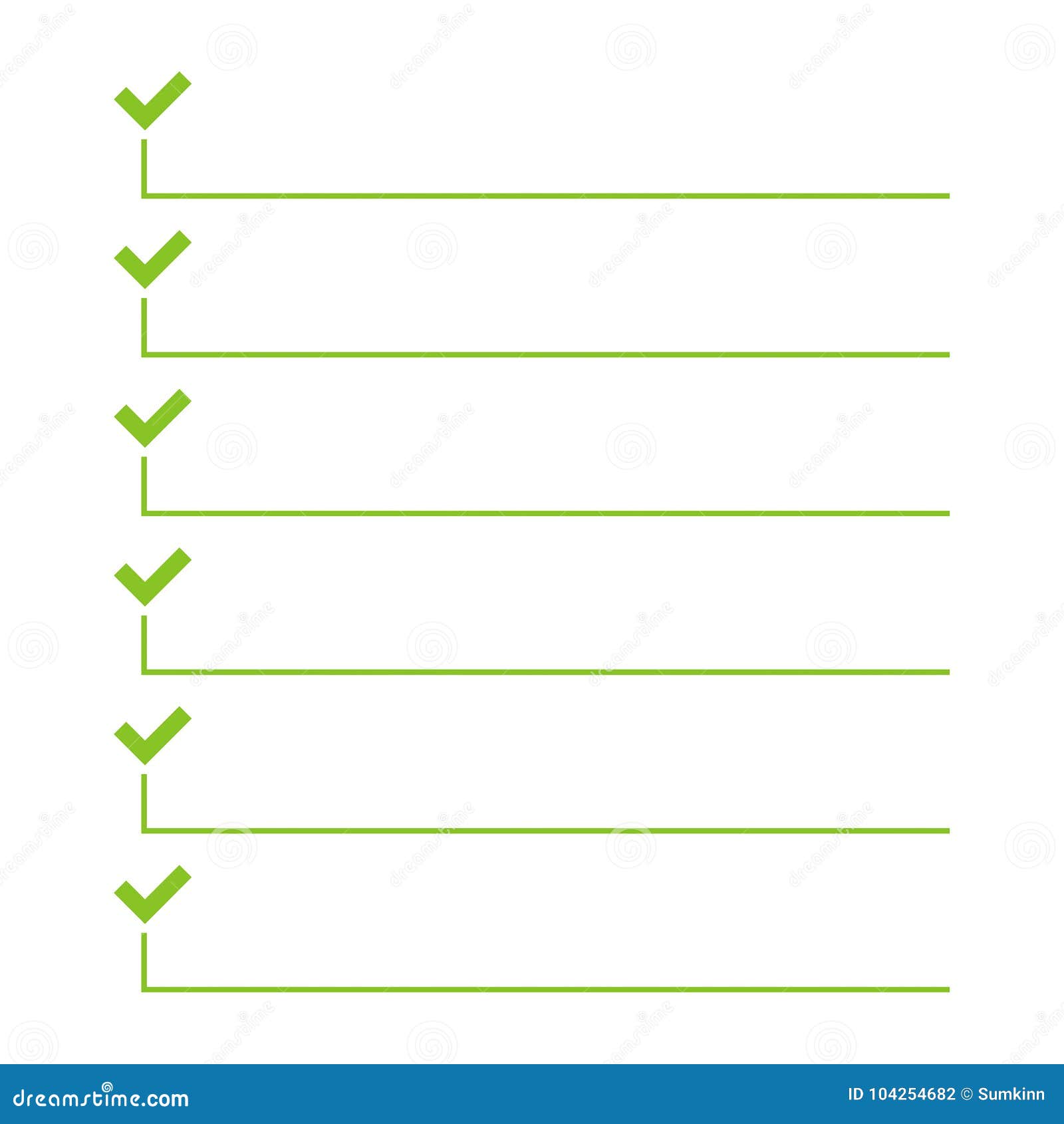 Para Fazer O Vetor Da Lista Ilustração do Vetor - Ilustração de tabela ...