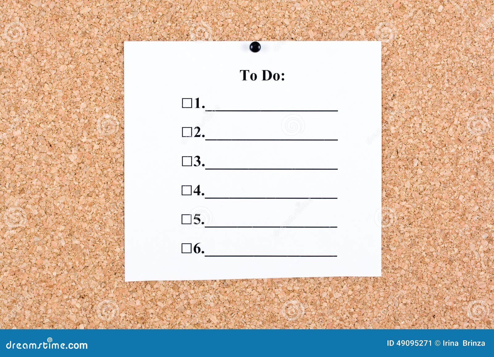 Para hacer la lista imagen de archivo. Imagen de aviso - 49095271