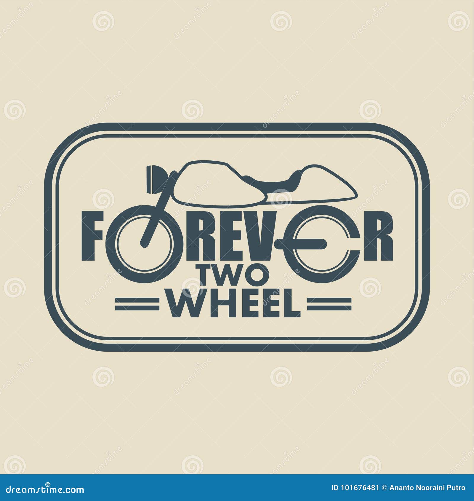 Para Siempre Ejemplo De Dos Ruedas Stock de ilustración - Ilustración ...