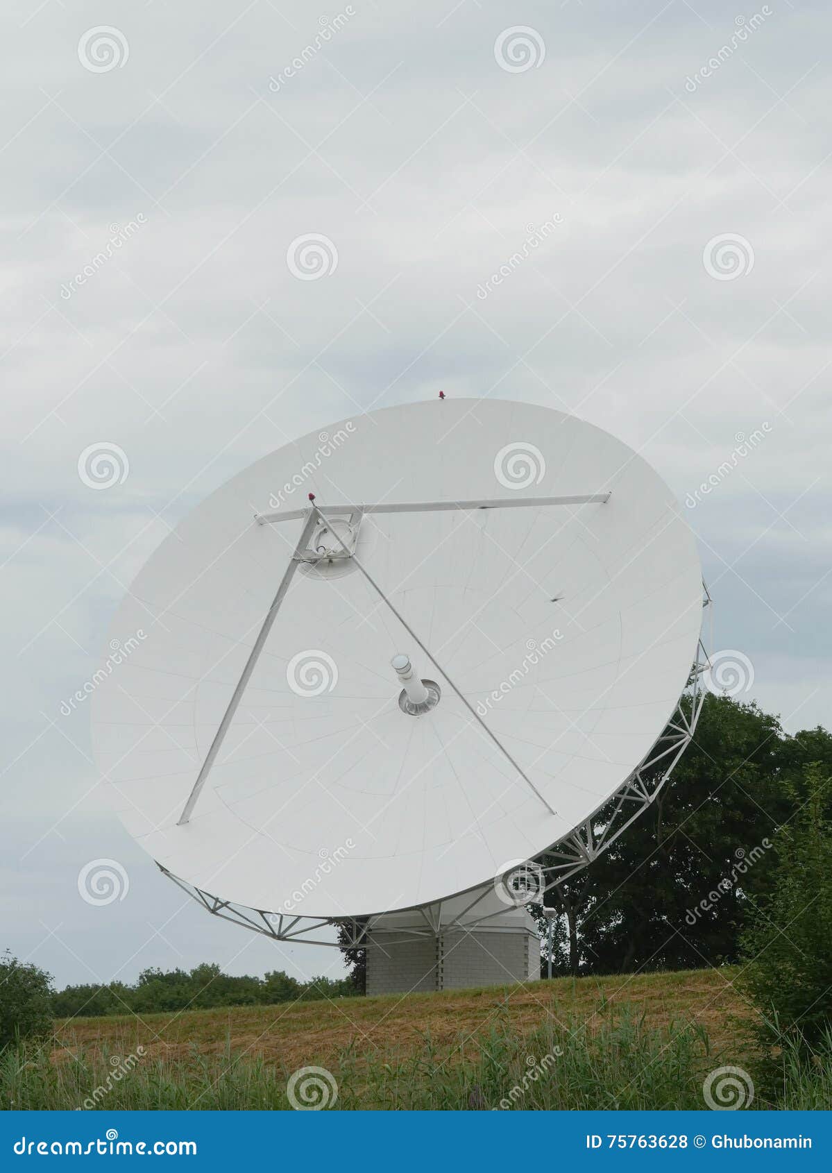 Parabol antenna stock photo. Image of research, supervision - 75763628