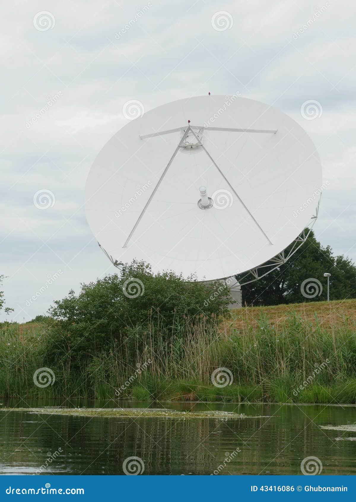 Parabol antenna stock photo. Image of receiver, remote - 43416086