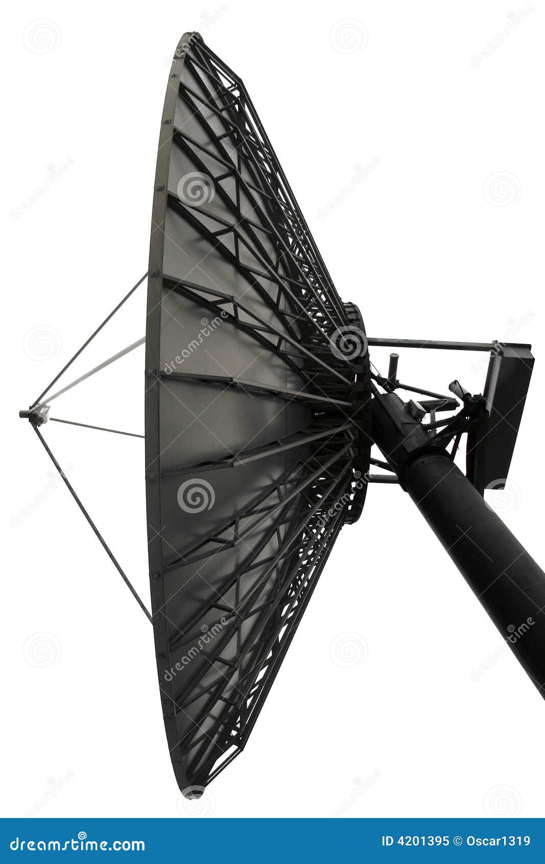 Parabol looking into space stock image. Image of metal - 4201395