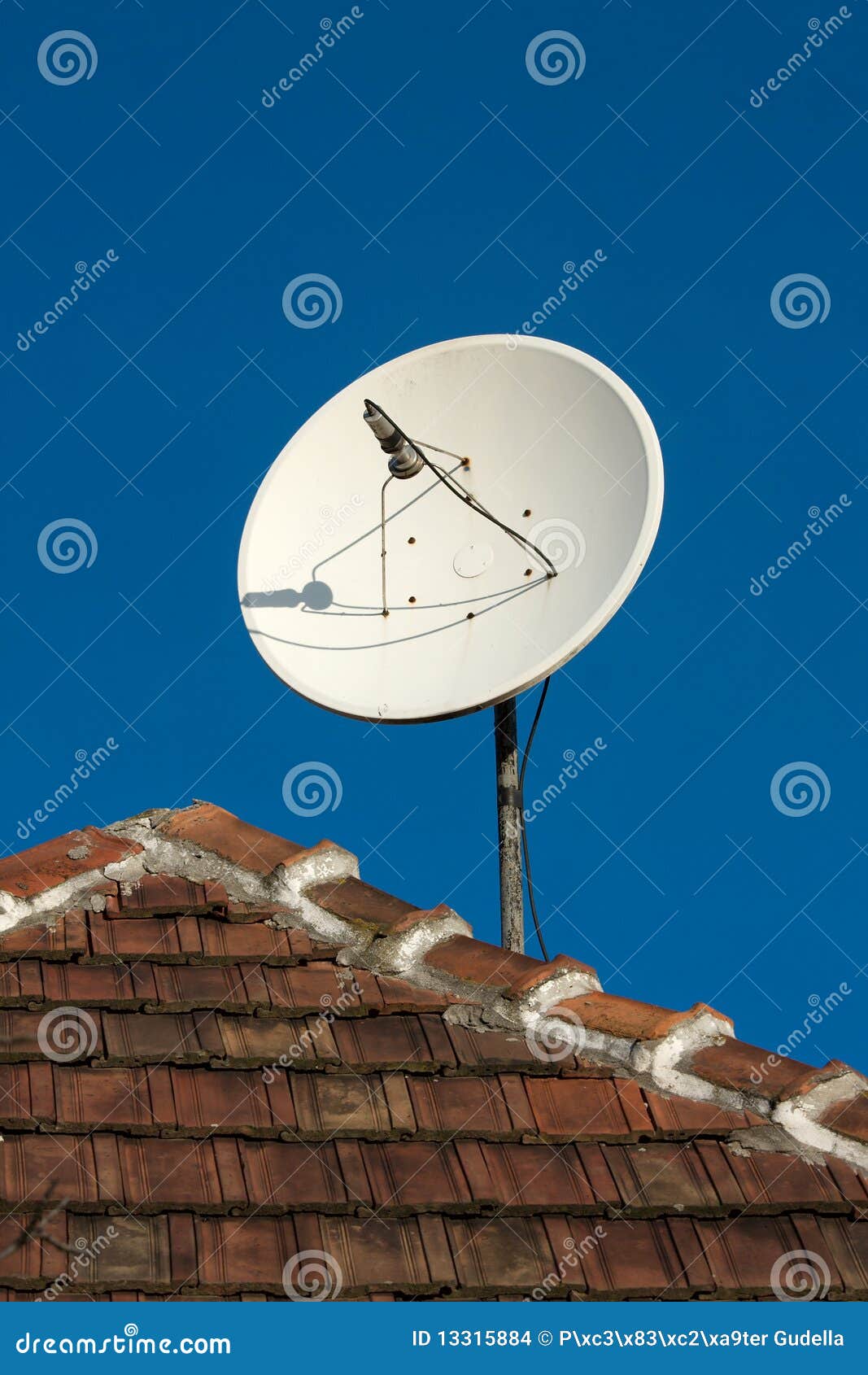 Parabola stock photo. Image of connection, aerial, blue - 13315884