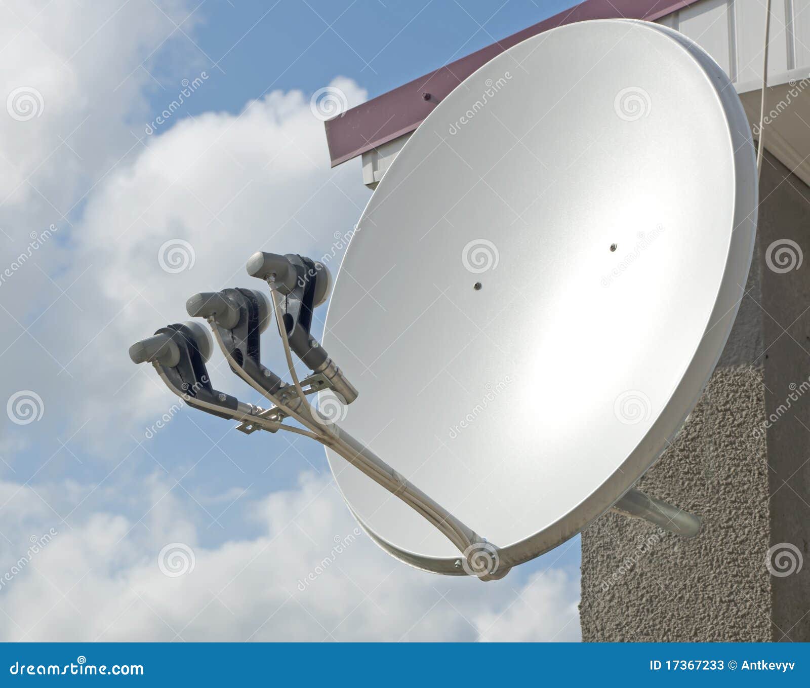 Parabola stock image. Image of television, space, signal - 17367233