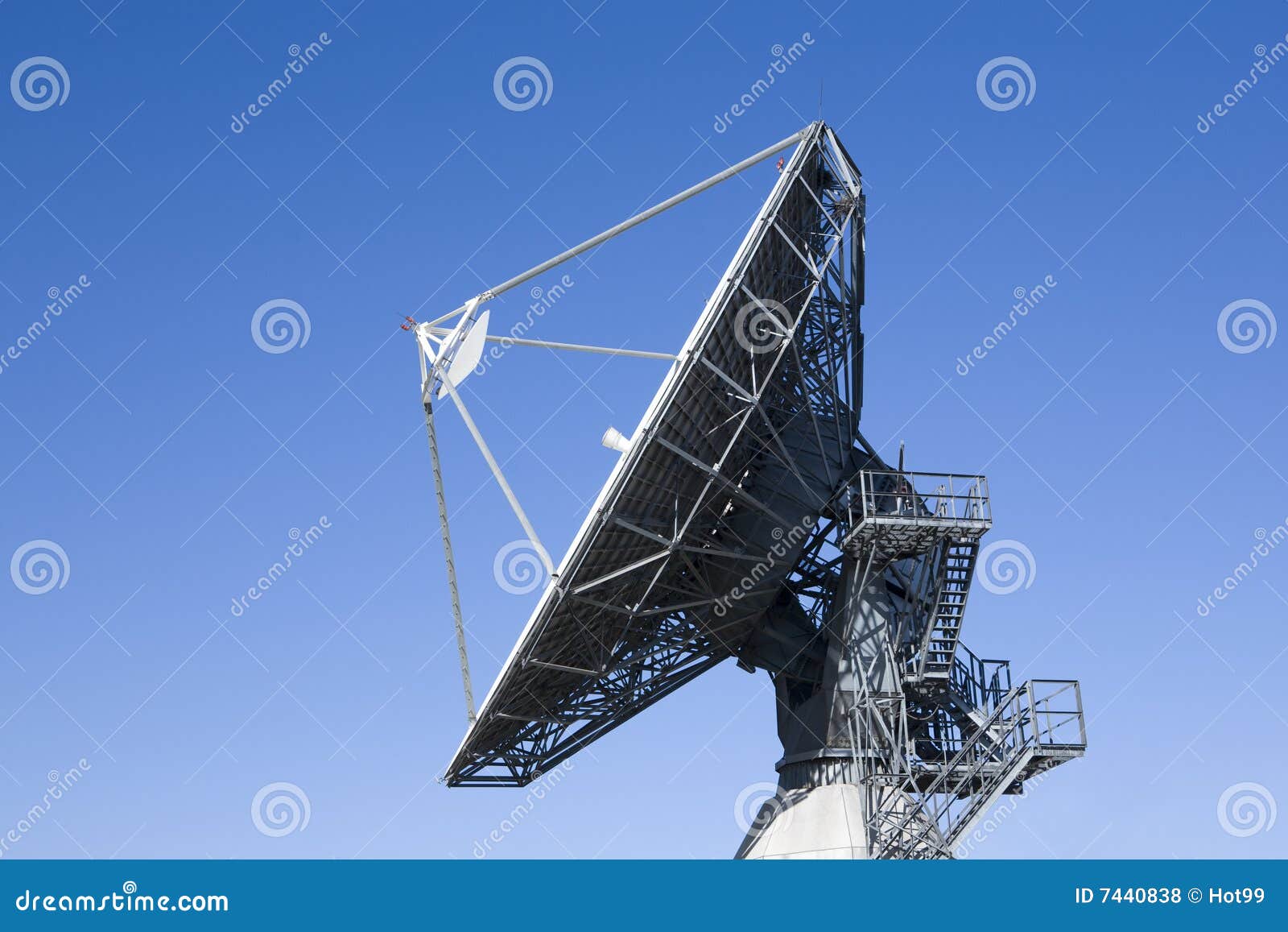 Parabolic antenna stock photo. Image of antenna, enlightened - 7440838